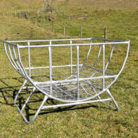 Raised Round Bale Feeder – Taylor Made Gates